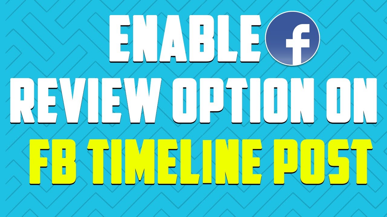 How To Enable Facebook Timeline post review option | Pin Tech | - YouTube