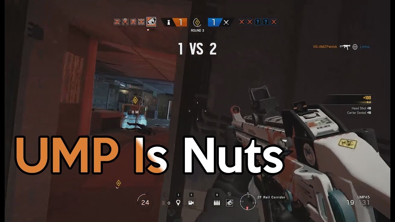 UMP Is Nuts - Rainbow Six Siege - YouTube