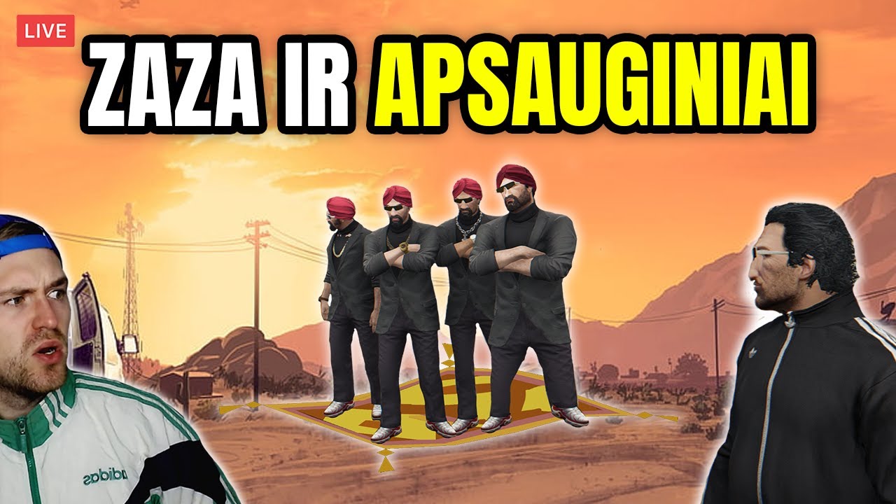 ZAZA ir APSAUGINIAI | ONEX.LT GTA RP - YouTube