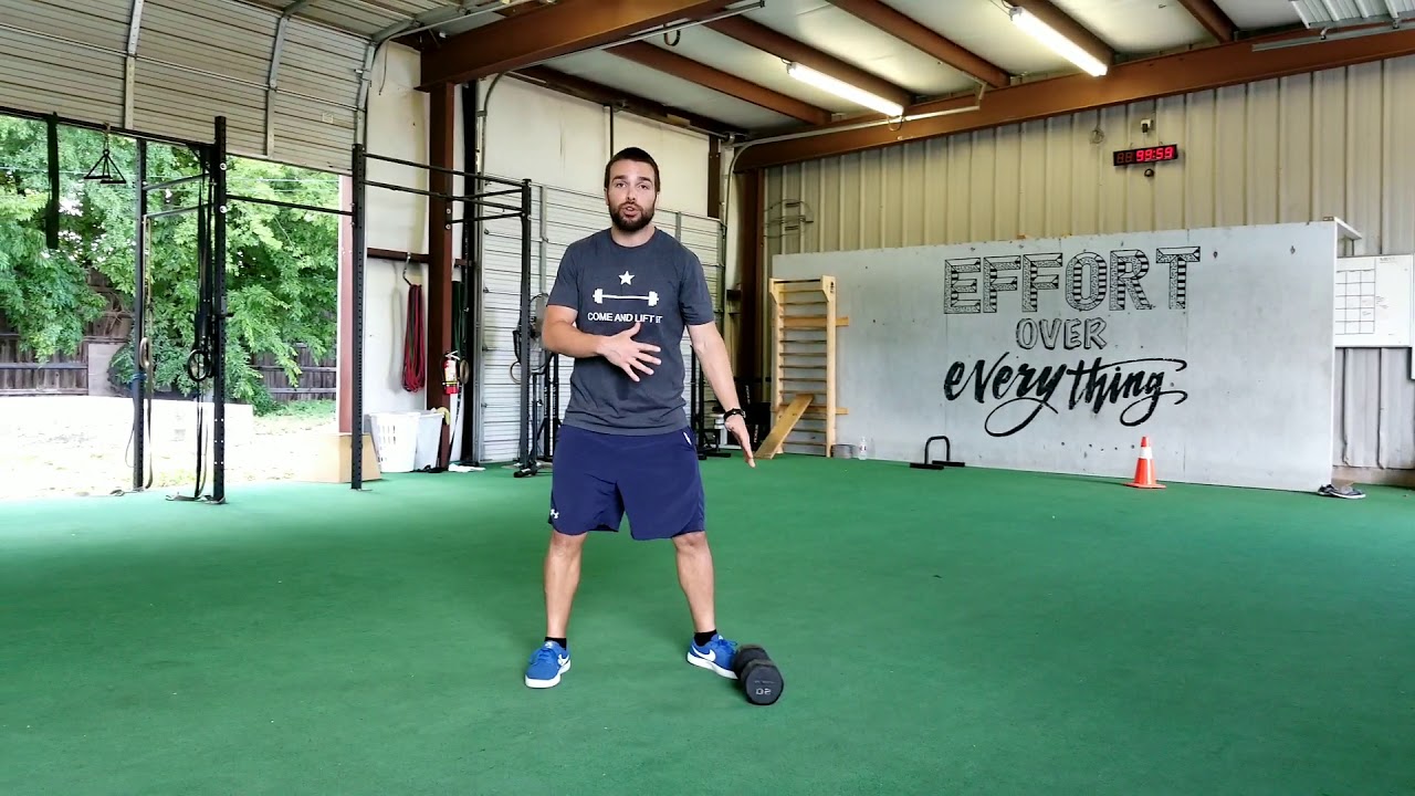 DB lateral Lunge Plyo - YouTube