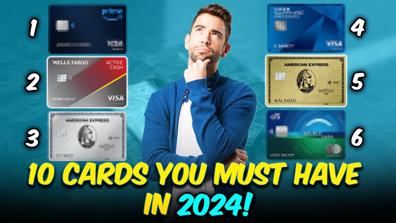 TOP 10 BEST CREDIT CARDS TO HAVE IN 2024 #credit #money #top10 #banks # ...