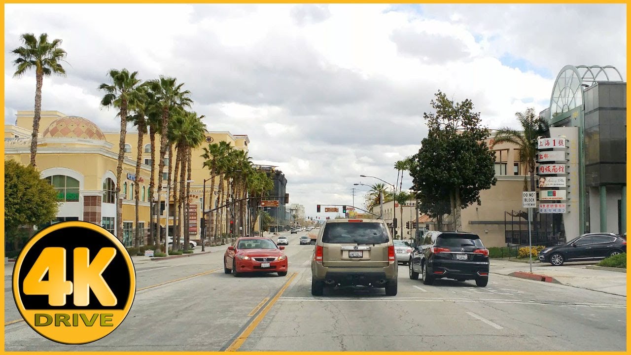 Driving Tour of Valley Blvd (Alhambra to Rosemead) [4K] - YouTube
