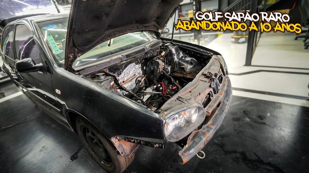 RENOVAMOS O GOLF MK4 R32 ABANDONADO A 10 ANOS - YouTube