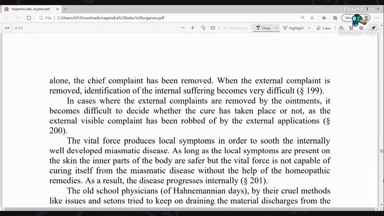 one sided diseases - organon of medicine - YouTube