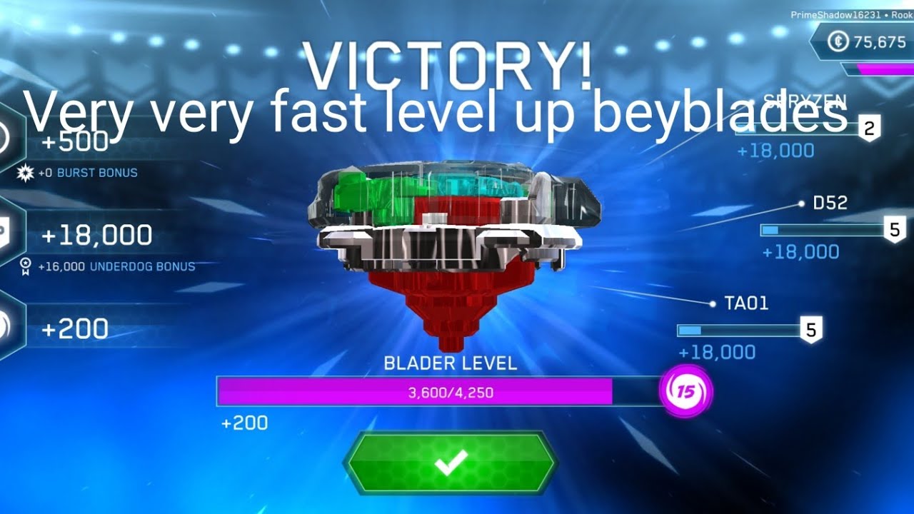 How level up your beyblades very very faster in Beyblade Burst Surge ...