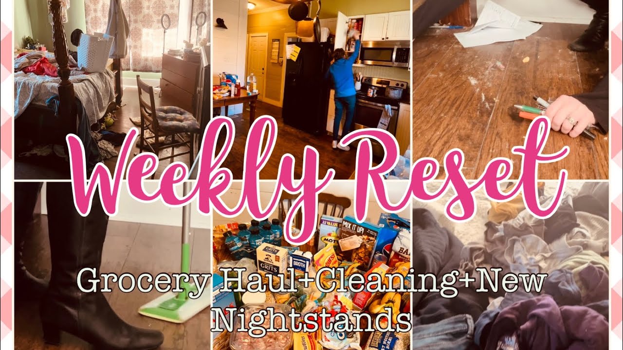 Weekly Reset| Grocery Haul Family of 5| Homemaking - YouTube