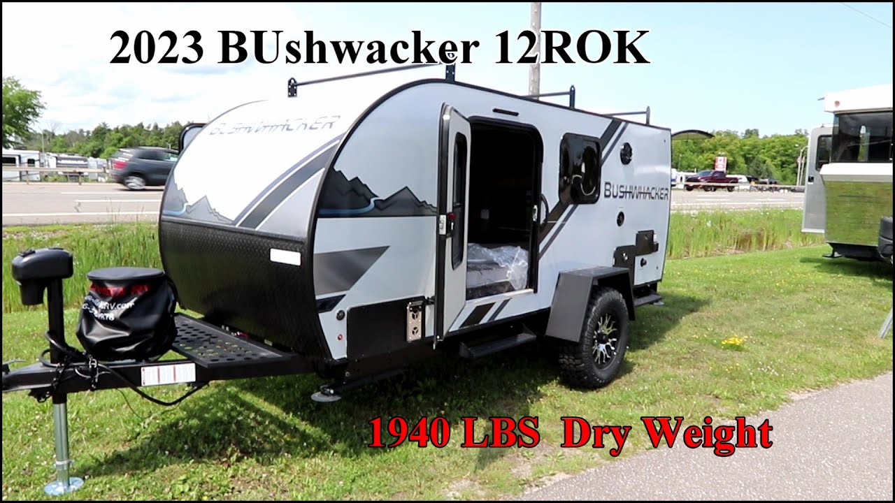 Small trailer - 2023 Bushwacker 12ROK Teardrop trailer - YouTube