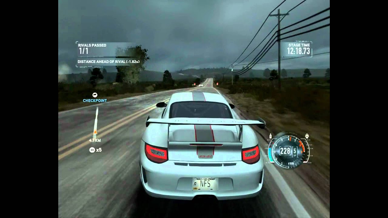 Need for Speed The Run - Porsche 911 GT3 RS 4.0 - YouTube