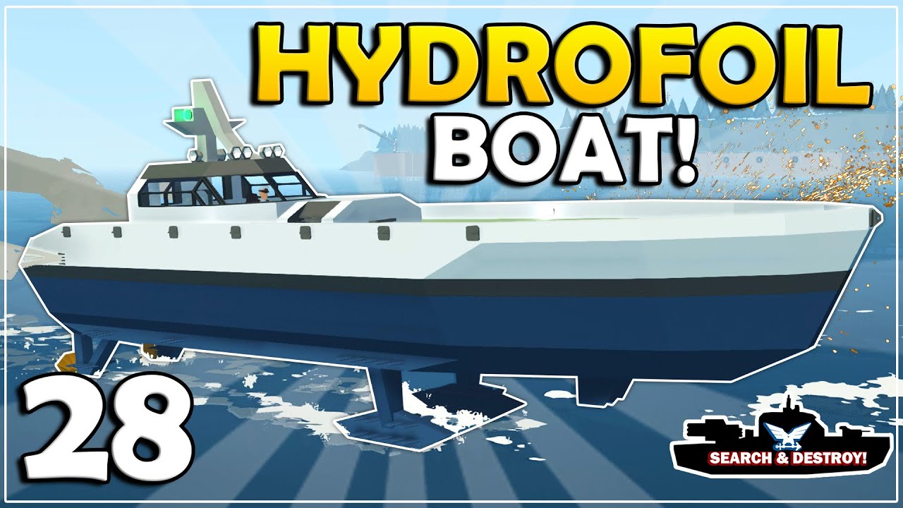 I Accidently Built A Hydrofoil! - Stormworks Search And Destroy Mode - Part 28 - YouTube