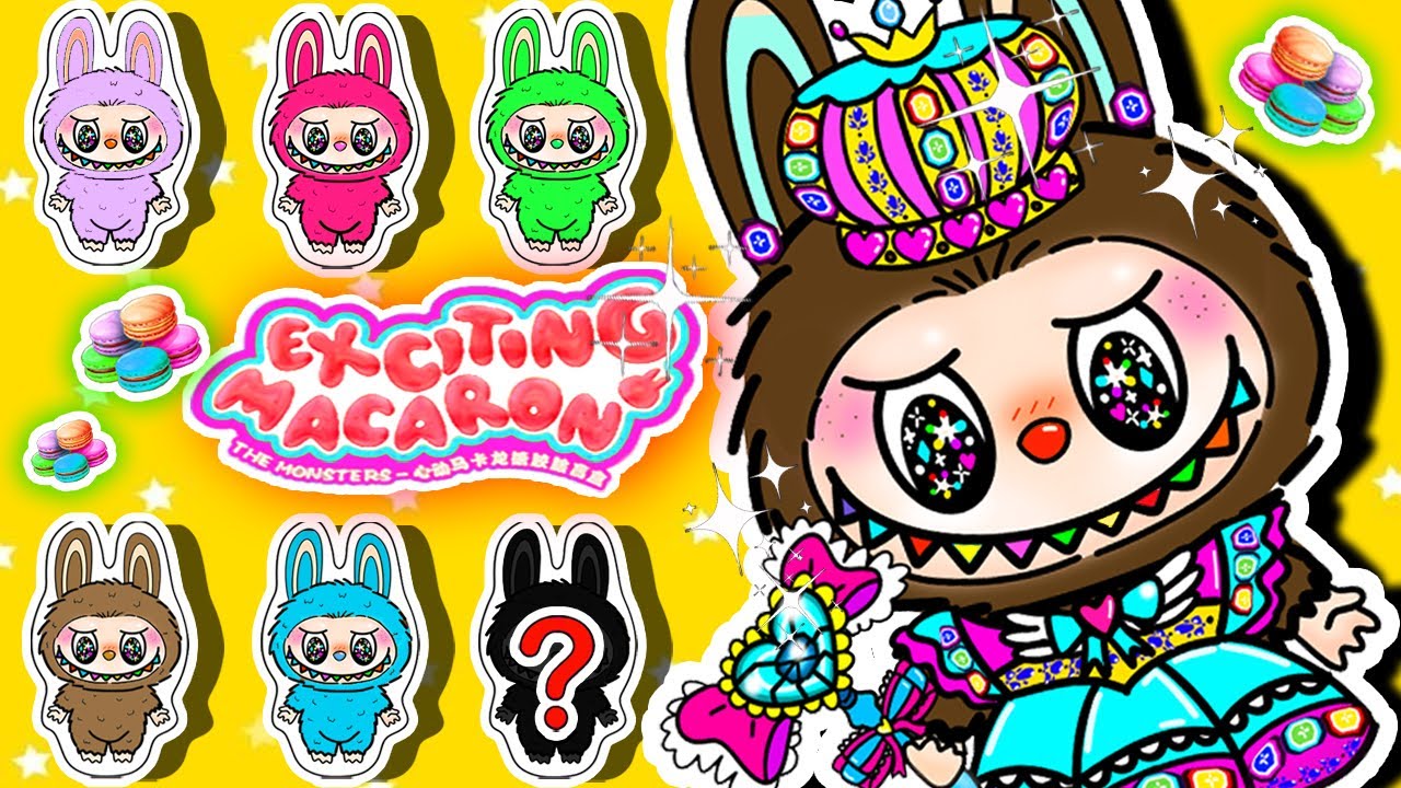 Paper diy💕Limited Edition Labubu BlindBox Unboxing💕 DIY Paper Princess ...