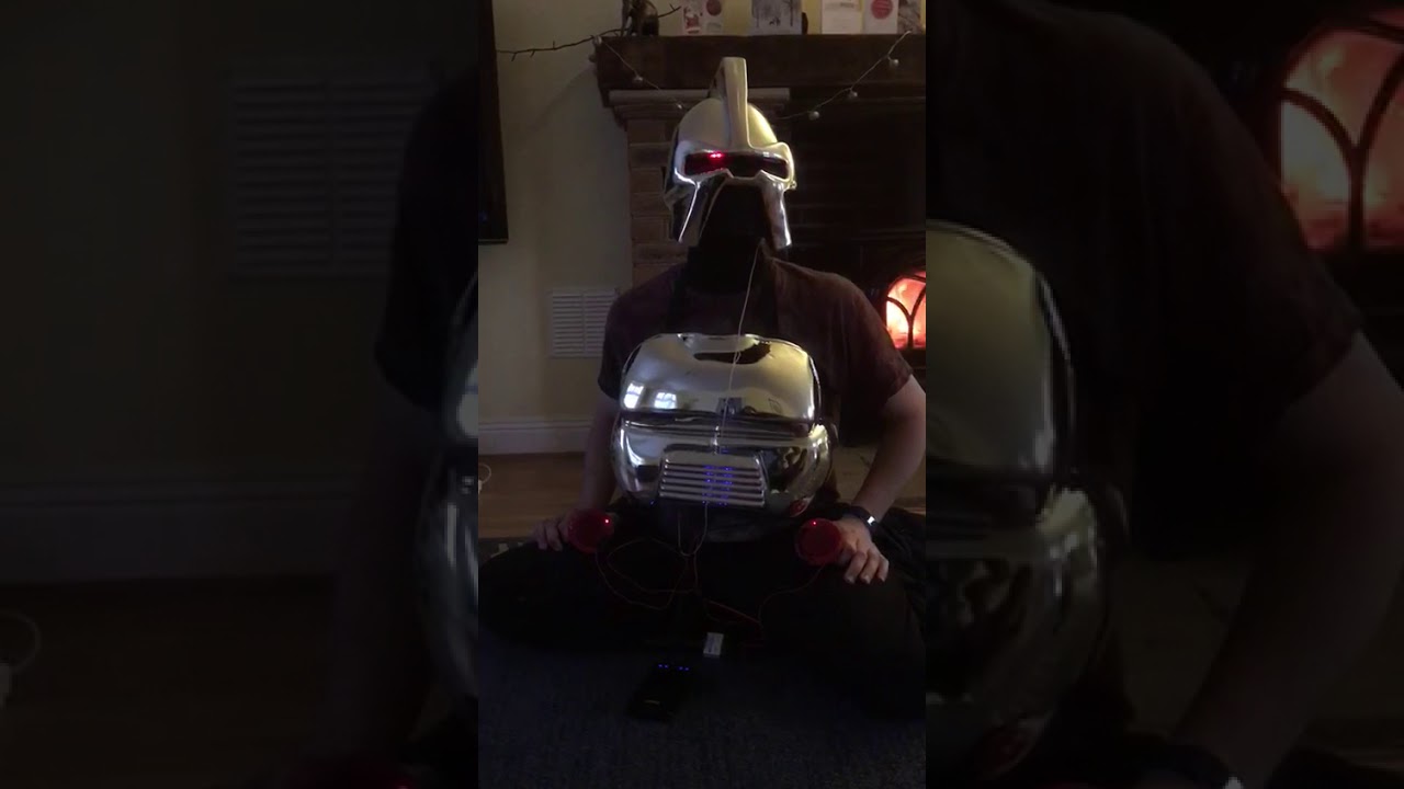 Cylon with on the fly voice changer - YouTube
