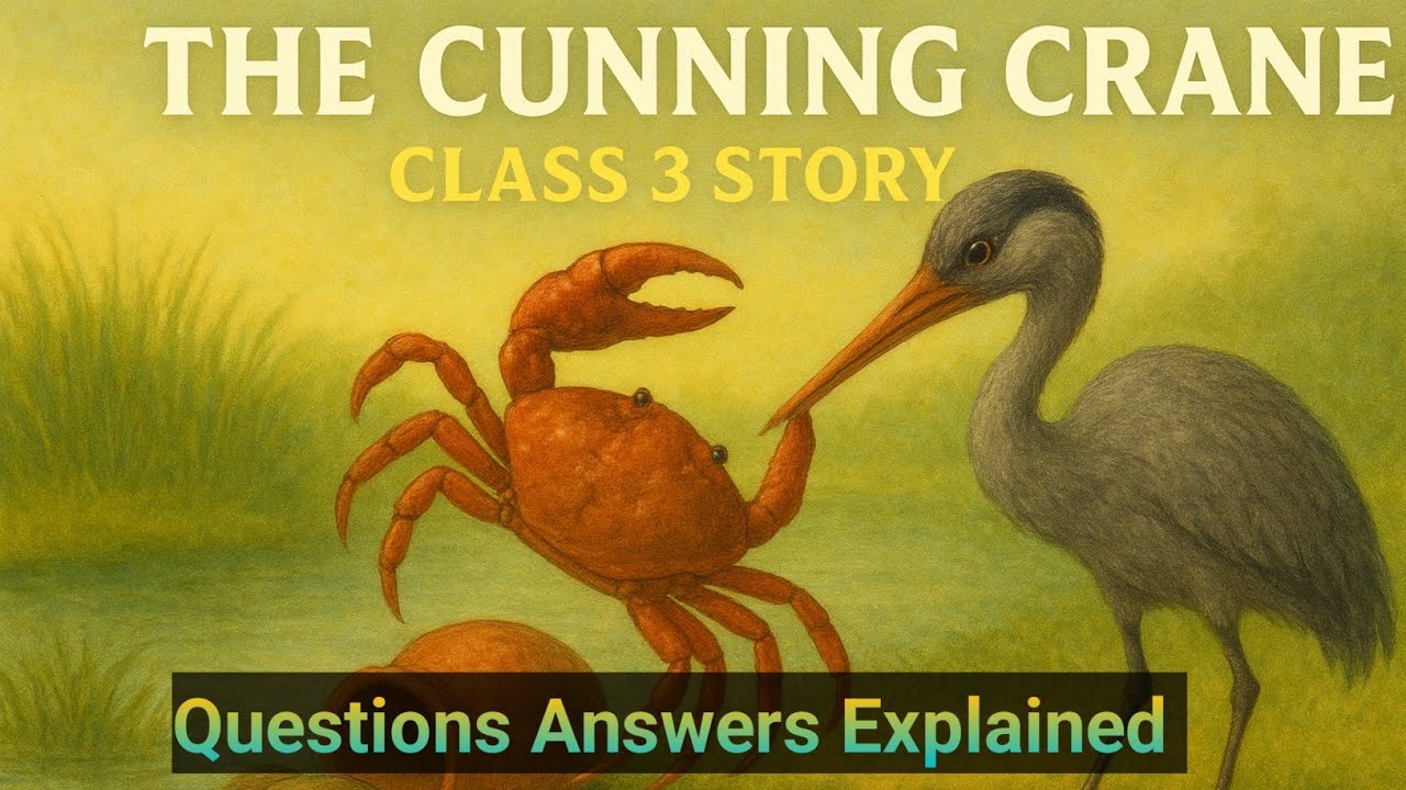 The Cunning Crane – Question Answers | Class 3 English | Easy ...