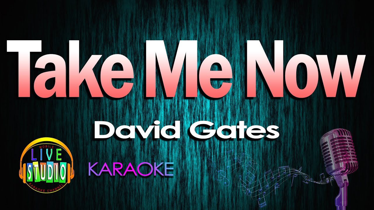 Take Me Now By David Gates KARAOKE VERSION - YouTube