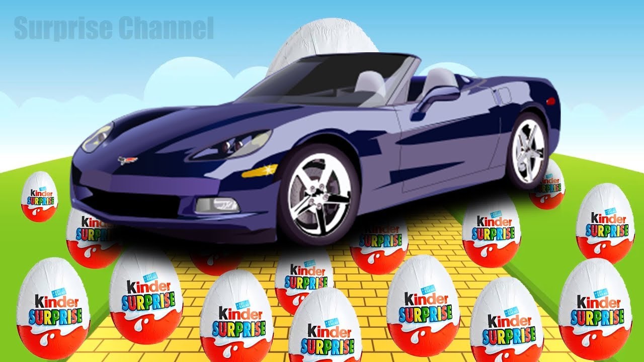 Cars Kinder Surprise Eggs Mini modelle disney - YouTube