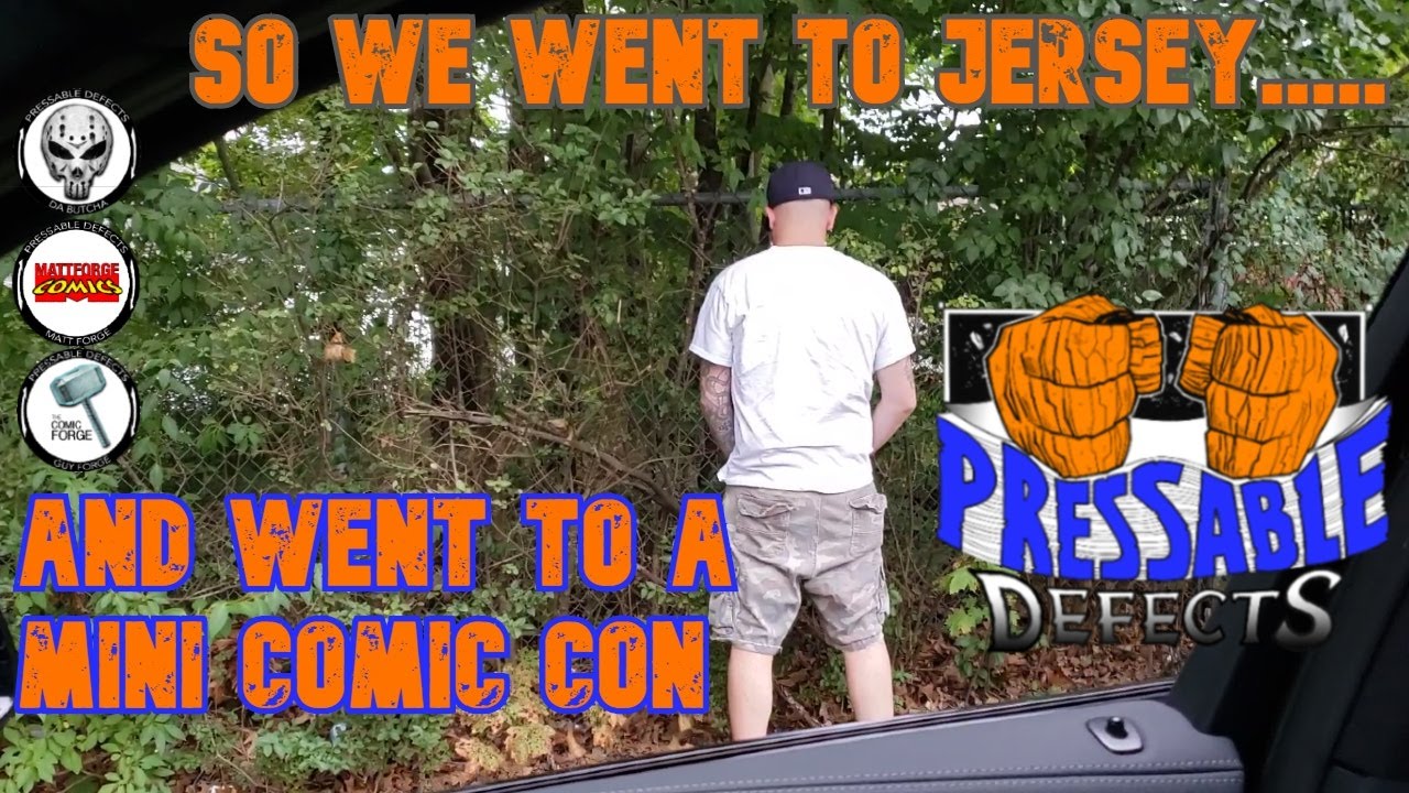 Pressable Defects takeover of the New Jersey Comic Book Show - YouTube