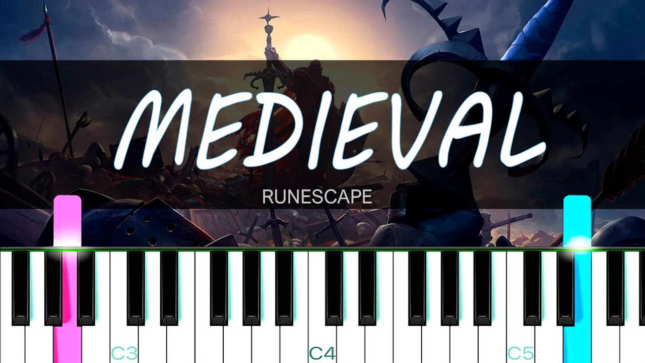 RuneScape - Medieval [Piano Tutorial] | SHEET MUSIC + MIDI 🔥 - YouTube