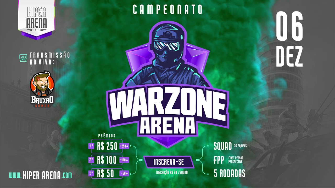 🟣 Campeonato de COD Warzone [WarZone Arena] 6 DEZ 2020 - YouTube