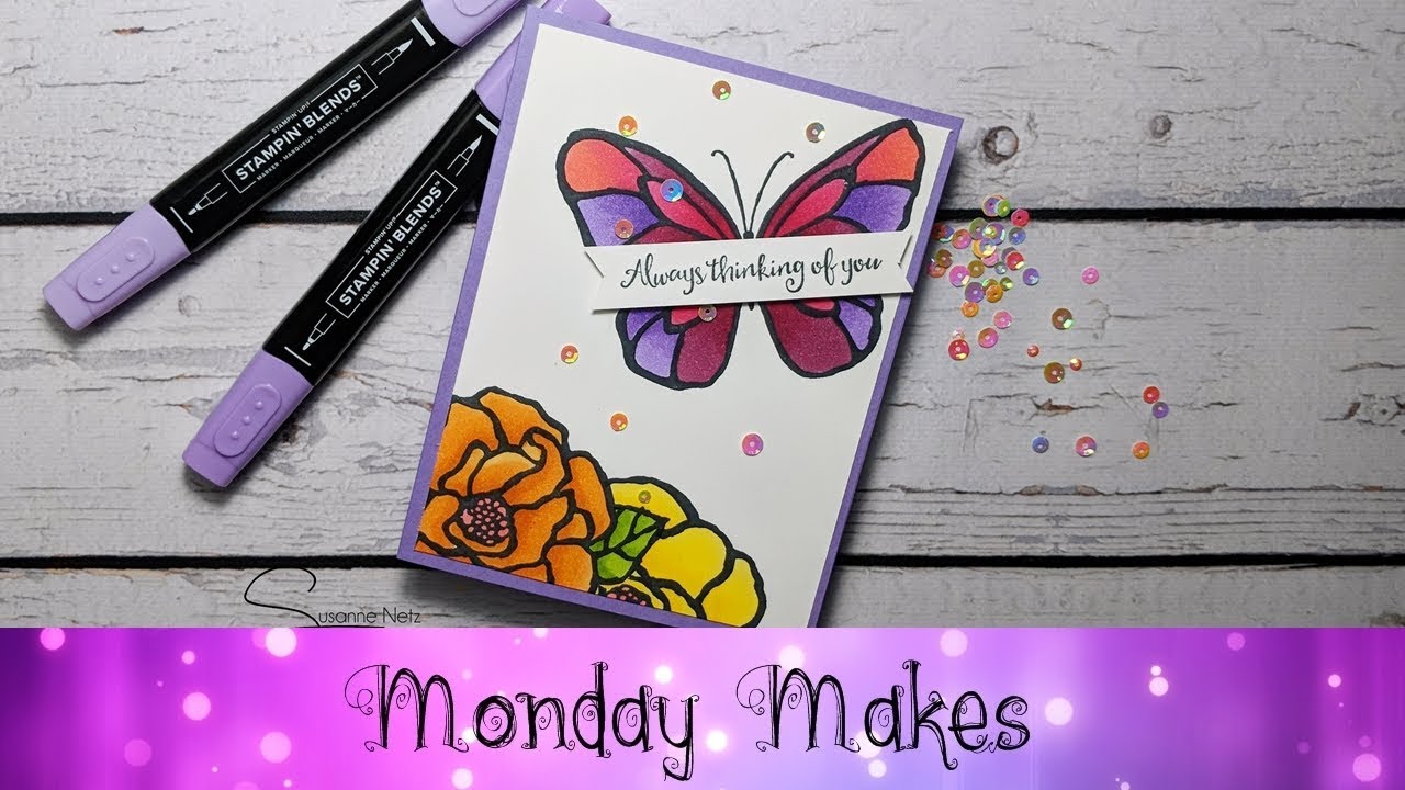 Beautiful Day Card featuring Stampin' Up!® Products - YouTube