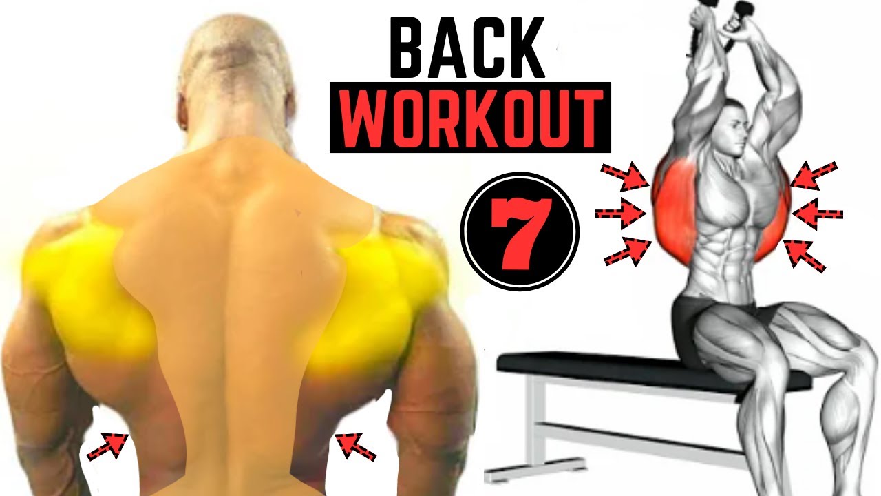 7 best back exercises to get BIGGER BACK FAST - YouTube