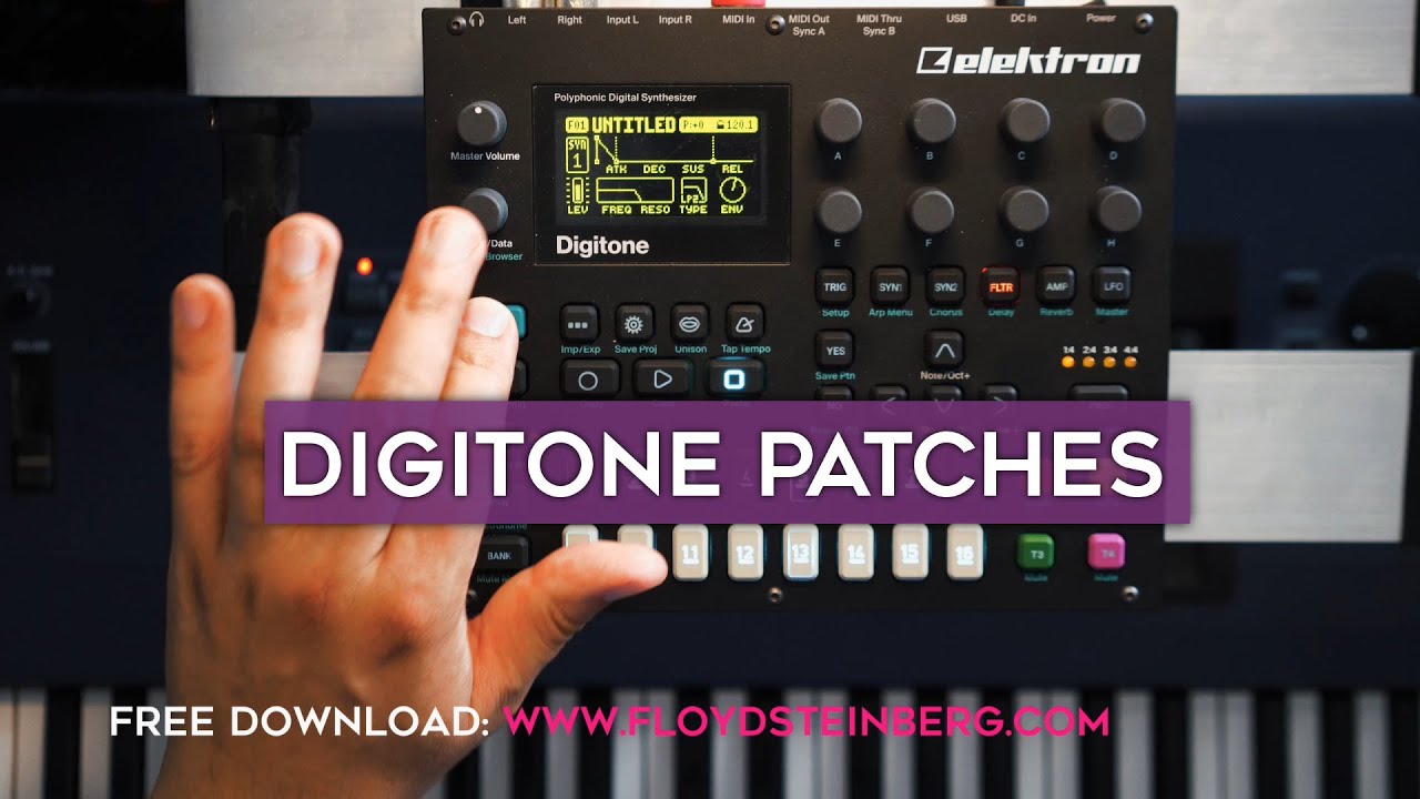Some Elektron Digitone patches - pianos, pads and strings (free ...