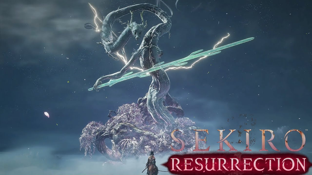 SEKIRO: RESURRECTION DIVINE DRAGON FULL BOSS FIGHT 4K PC 60FPS - YouTube