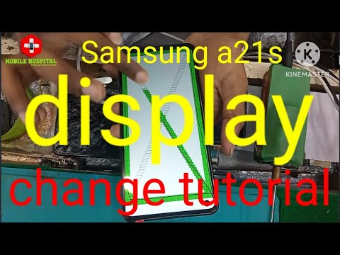 Samsung a21s display change tutorial - YouTube