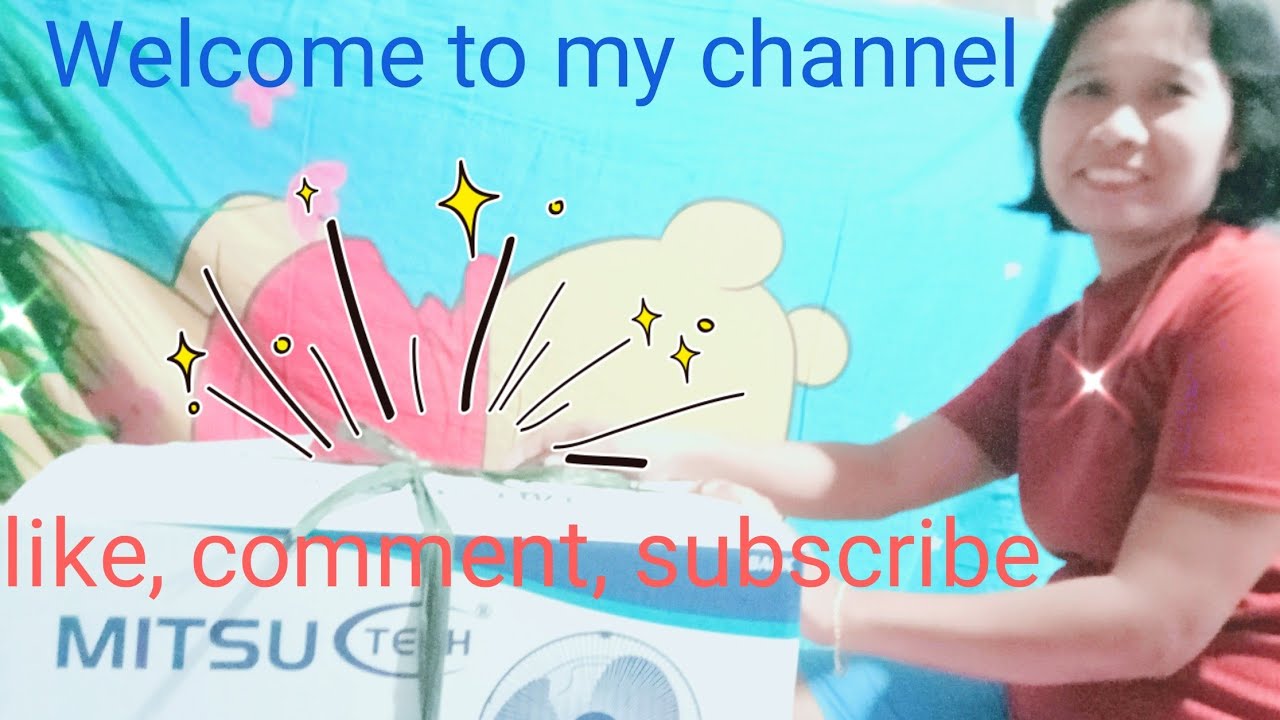 UNBOXING / MITSU TECH Stand fan - YouTube