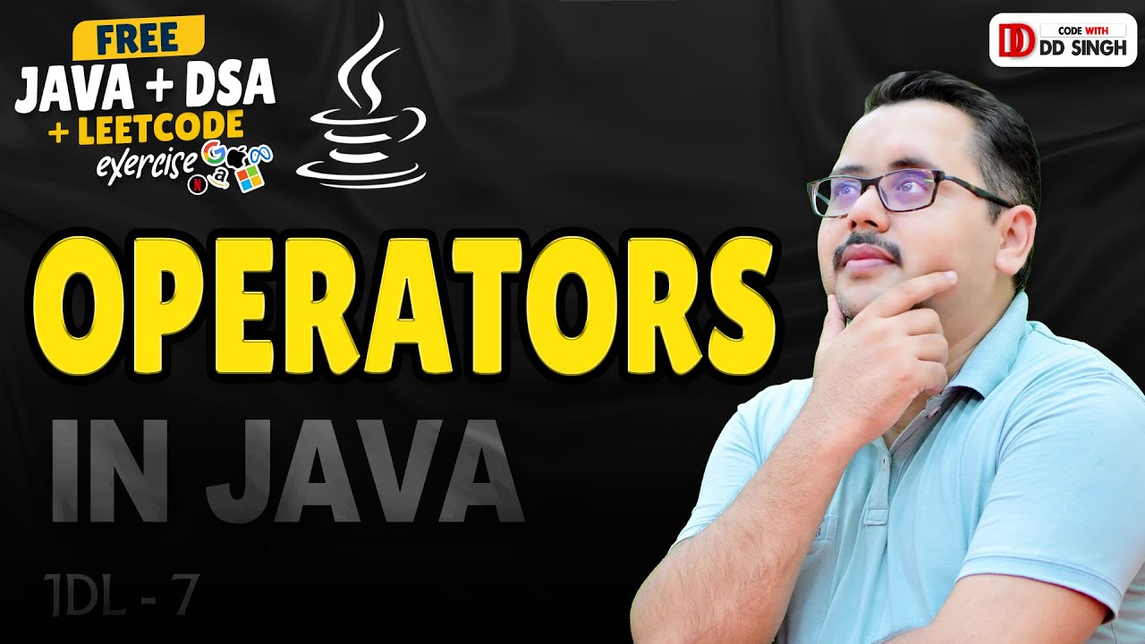 Operators In Java What Is Operator Java Dsa Leetcode 7 4085