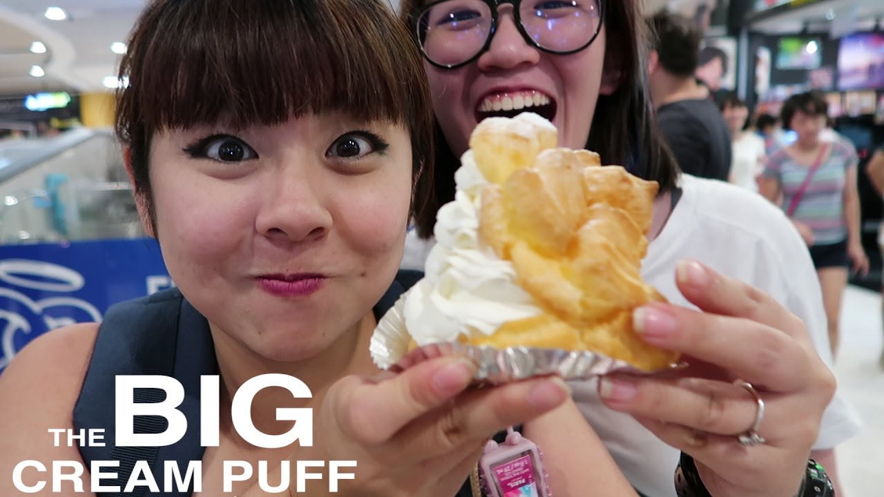 THE BIGGEST CREAM PUFF! - YouTube