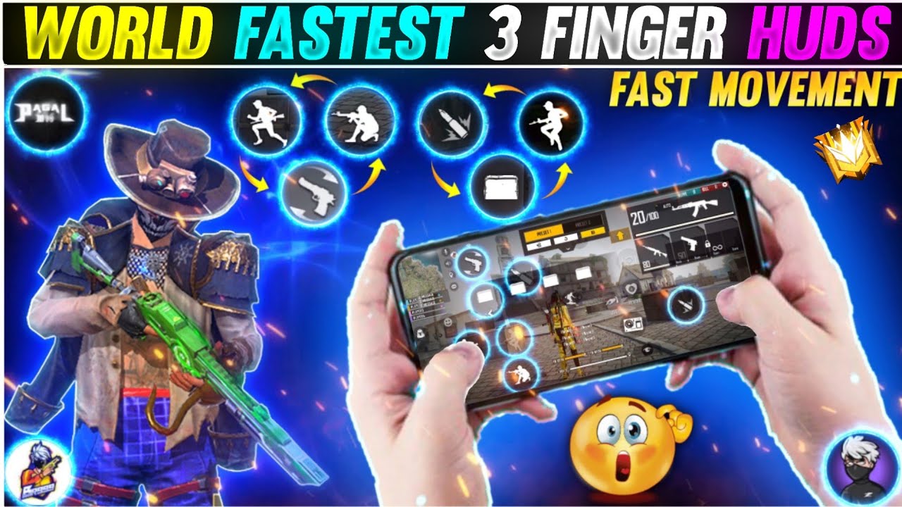 ⚡Top 5 Best 3 Fringer Custom Hud Fast Movement,Only Red 😱| Top Best 3 ...
