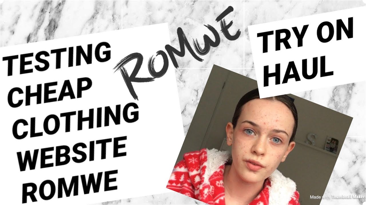 Testing Cheap Website ROMWE And Try On Haul | Summer - YouTube
