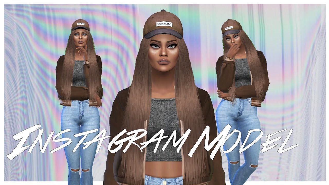 The Sims 4: Create A Sim | Instagram Model - YouTube