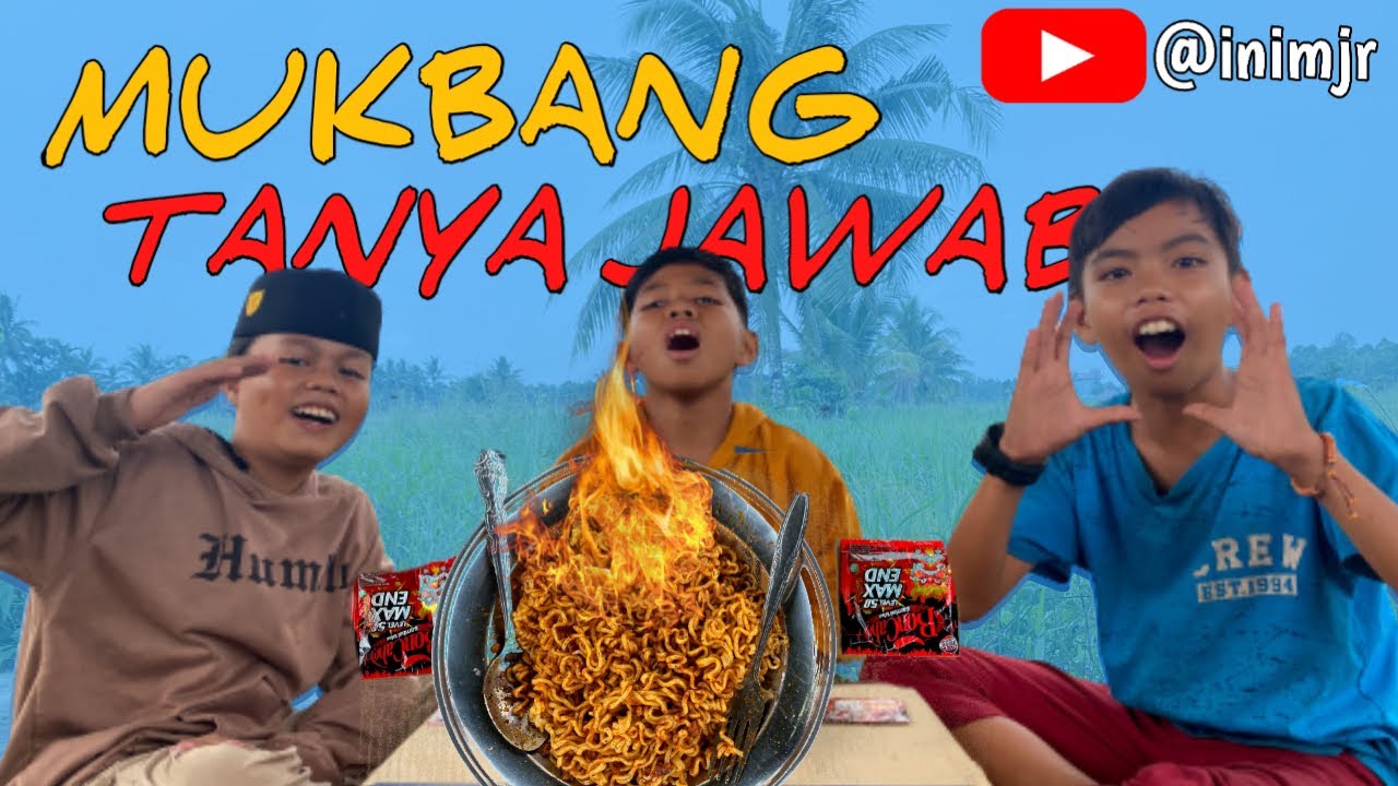 Mukbang. tanya jawab yang salah di hukum!! - YouTube