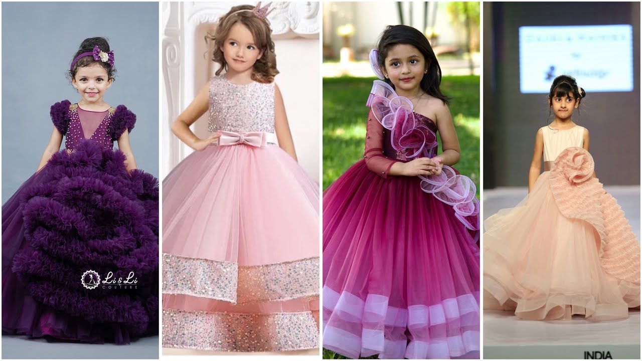 Girls part frock designs | latest party frock designs 2024 - YouTube