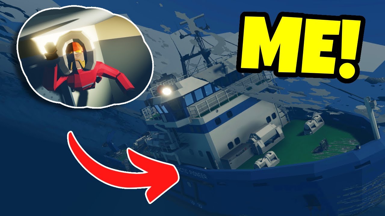 Last to Leave THE SINKING SHIP WINS Challenge In Stormworks Multiplayer ...