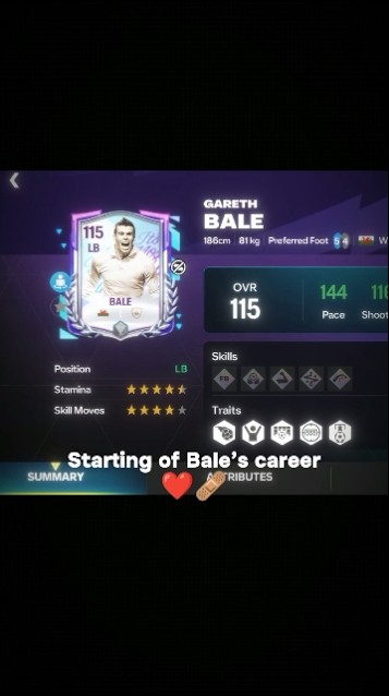 Bale Fc Mobile 👌🏻#fcmobile #fc26 #fifamobile #footballgame - YouTube