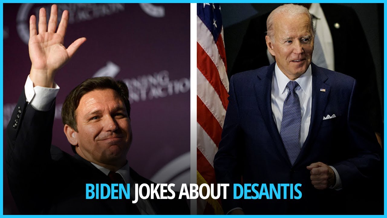 Biden jokes about DeSantis in speech 'Mickey Mouse got there first ...
