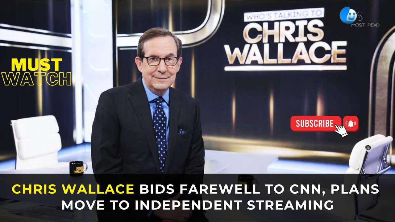 Chris Wallace Bids Farewell to CNN, Plans Move to Independent Streaming - YouTube