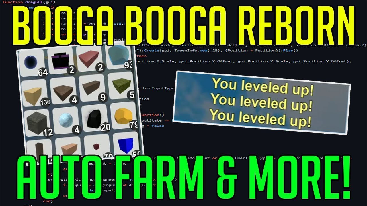BOOGA BOOGA REBORN - THE #1 FREE GUI WITH AUTO FARM FEATURES - YouTube
