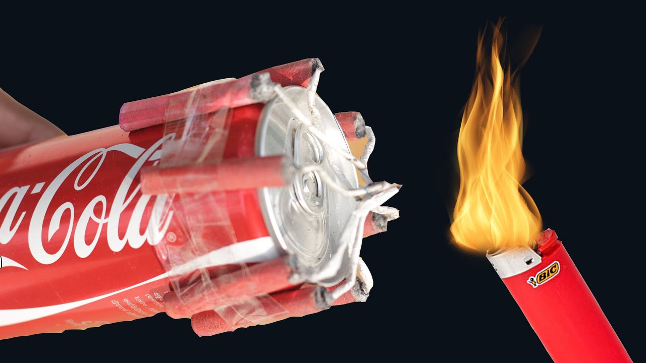 EXPERIMENT Bomb Vs COCA COLA - YouTube