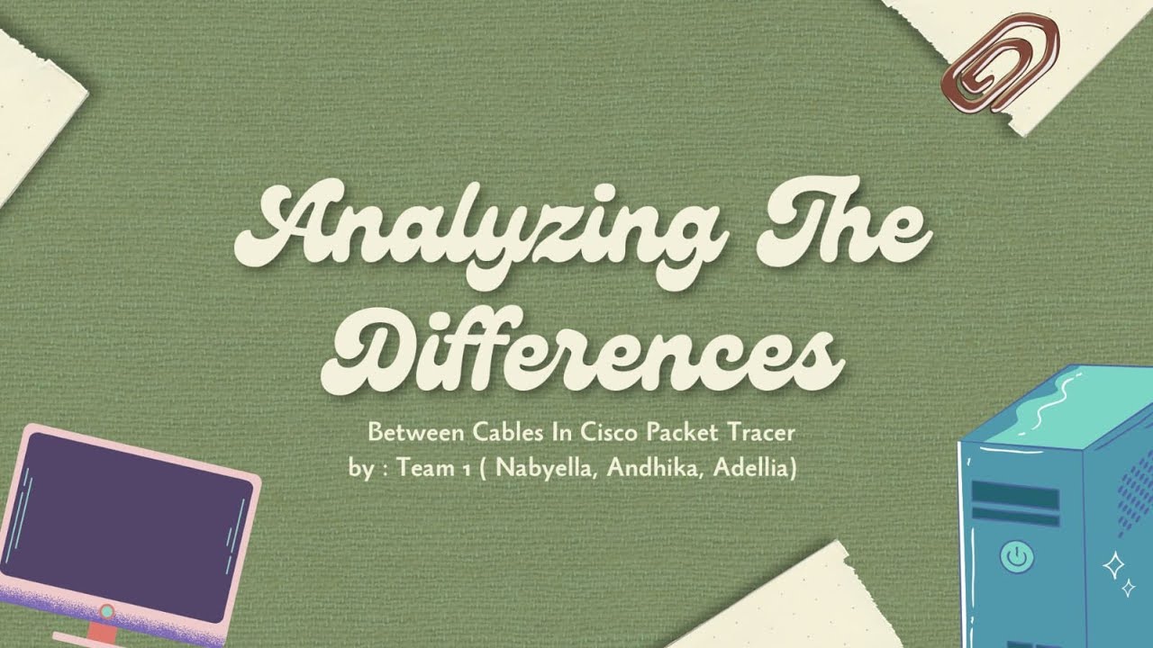 ENGLISH Team 1 : How to Analyze the Differences between Cables in Cisco ...
