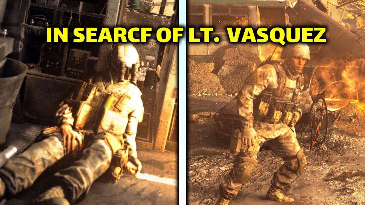 Where is Lt. Vasquez After Shock and Awe? | OG Modern Warfare - YouTube