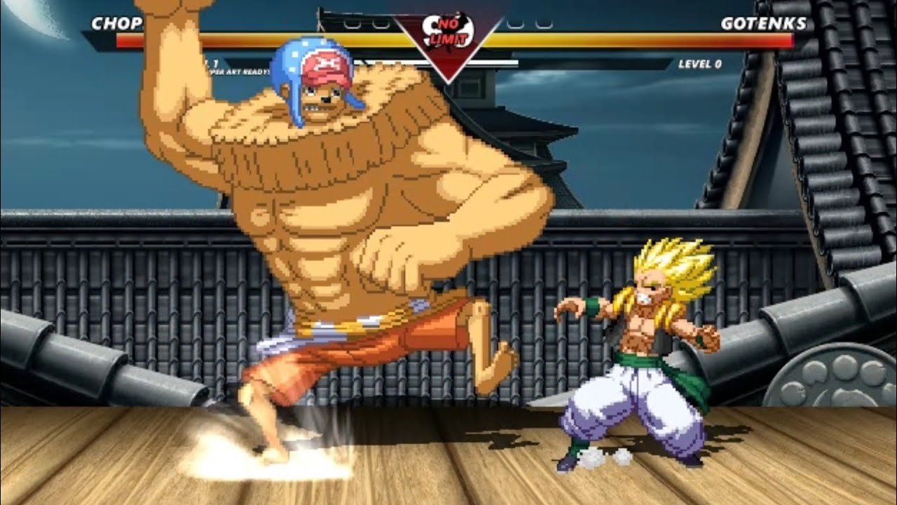 CHOPPER VS GOTENKS - EXCITING HIGH LEVEL FIGHT ! - YouTube