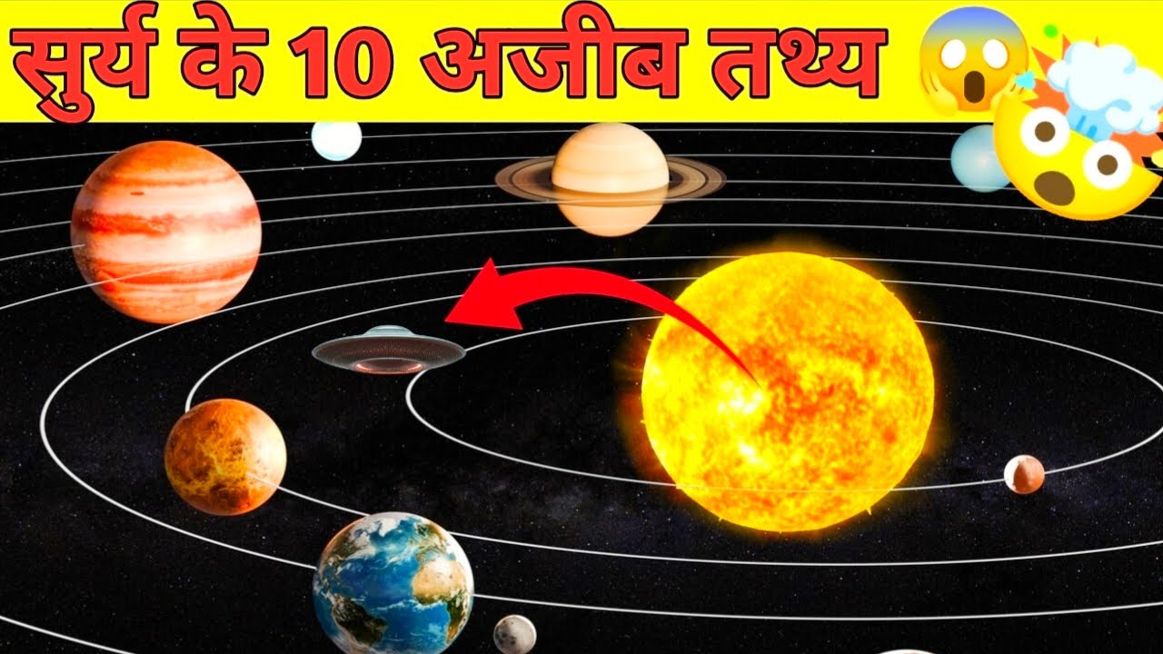 सूर्य के बारे में 10 आश्चर्यजनक तथ्य। 10 Intersting facts about the Sun ...