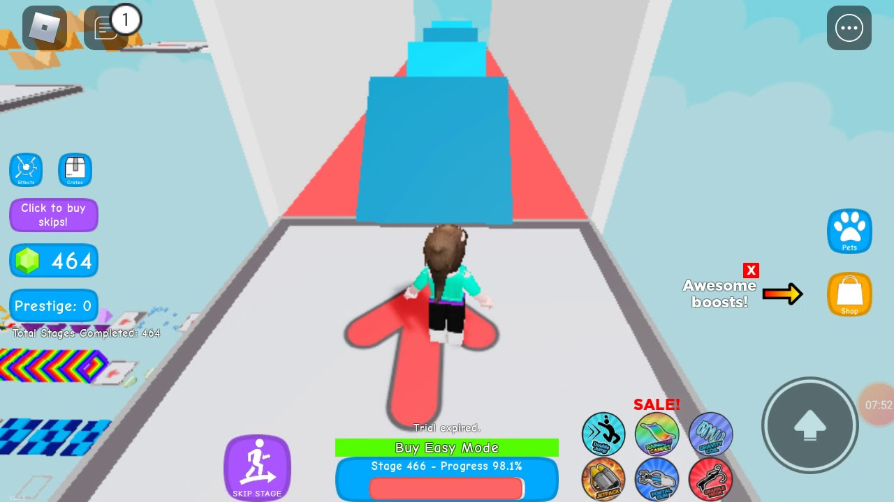 ROBLOX:Mega Easy Obby Complete - YouTube