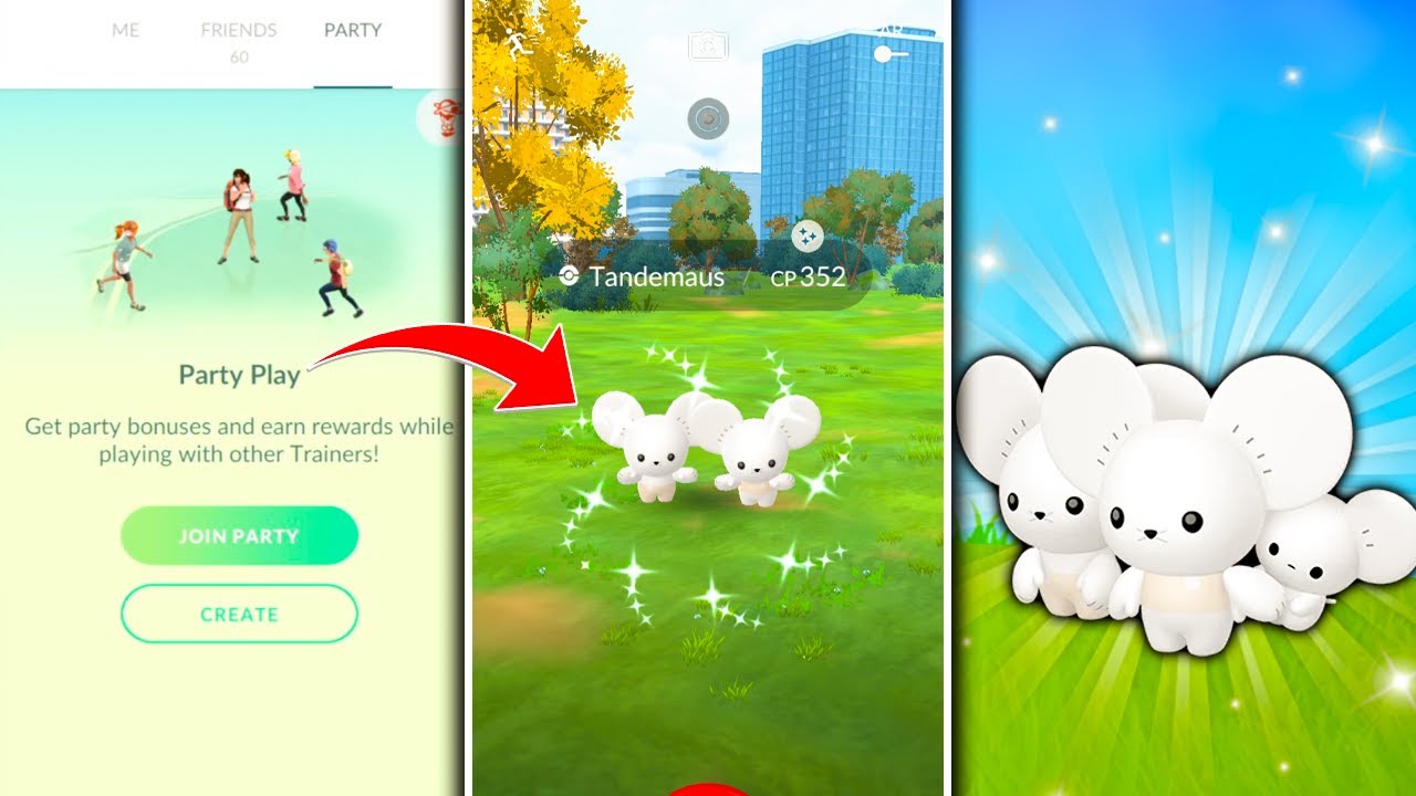 DON'T SLEEP ON THIS POKEMON GO FEATURE! 1st Check Shiny Tandemaus ...