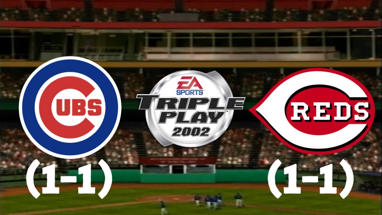 Triple Play Baseball 2002 Full Game sim: Cubs @ Reds Game 3 - YouTube