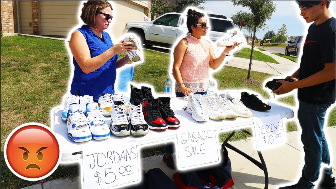 ANGRY WIFE SELLS ENTIRE SNEAKER COLLECTION!! PRANK GONE TOO FAR!! - YouTube