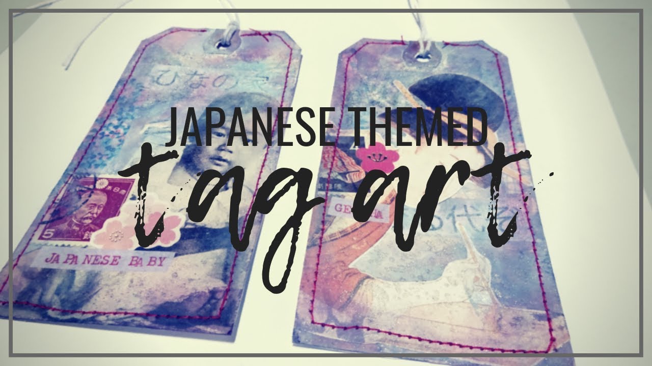 Tag Collage Art - Japanese Theme - YouTube