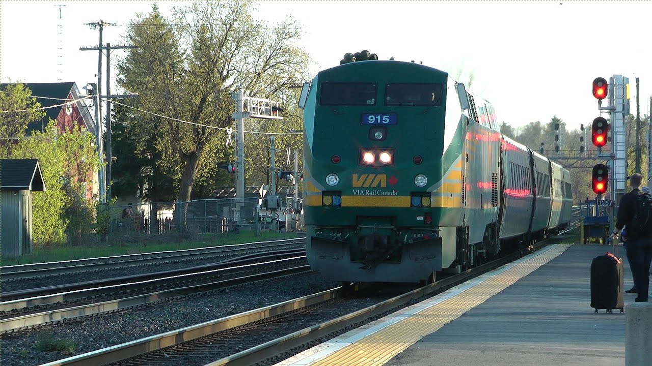 VIA Train 46 Eastbound April 27, 2023 - YouTube